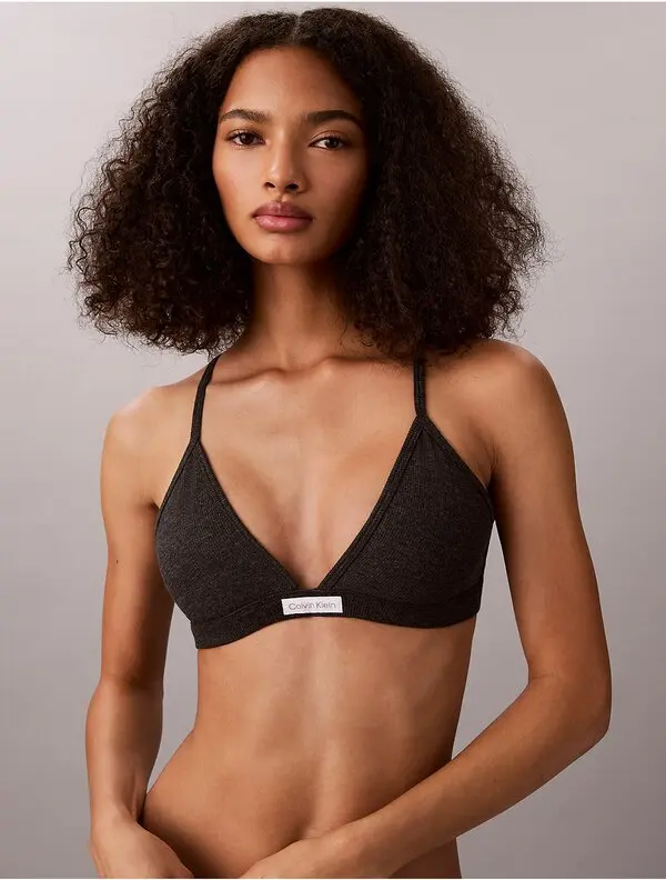 Calvin Klein Classic Comfort Cozy Waffle Lightly Lined Triangle Bra