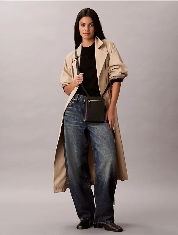 Calvin Klein Premium Leather Crossbody