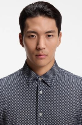 BOSS Slim-fit Printed Shirt