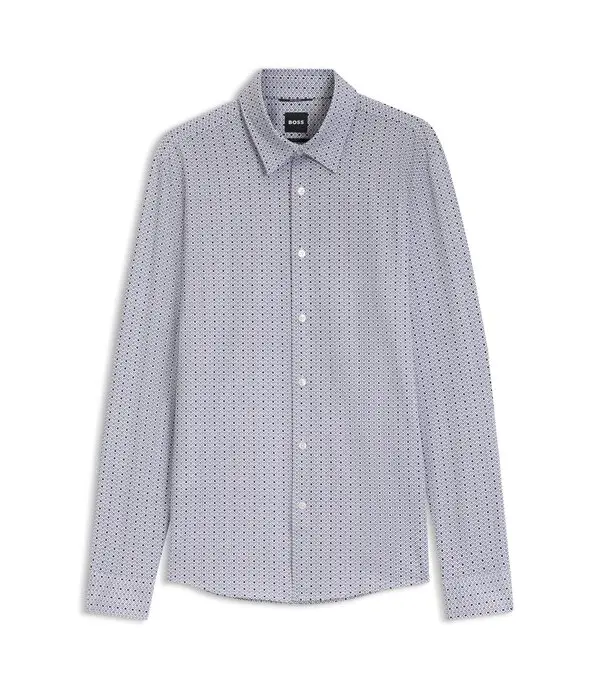 BOSS Slim-fit Printed Shirt