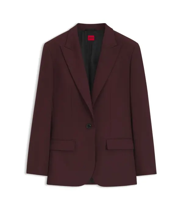 Hugo Modern-fit Blazer With Peak Lapels