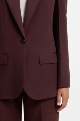 Hugo Modern-fit Blazer With Peak Lapels