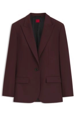 Hugo Modern-fit Blazer With Peak Lapels