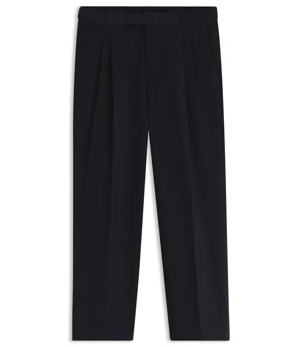 BOSS Relaxed-fit Dress Pants In Italian Stretch Cotton