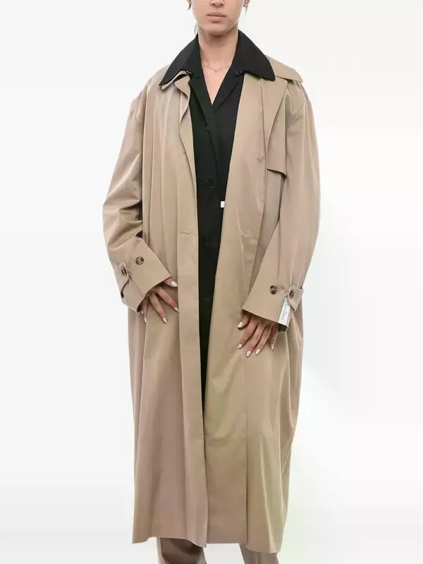 Rokh Layered-detail Trench Coat