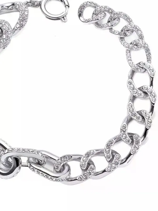 SWAROVSKI Crystal-embellished Chain Bracelet - Silver