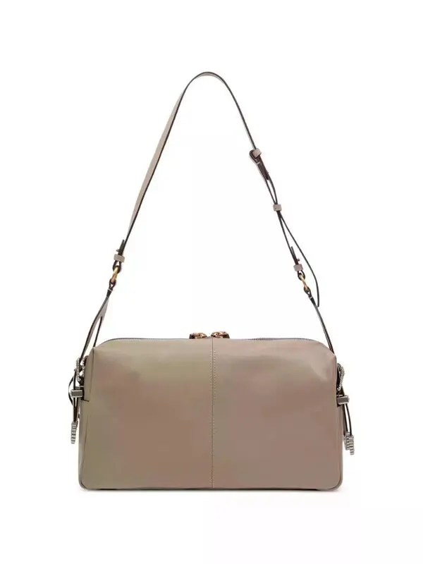 Pinko Buckle Detail Shoulder Bag - Neutrals