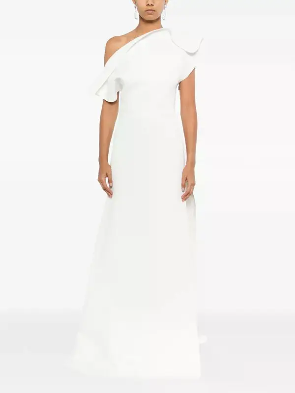 Maticevski Bonded Architectural Gown - White