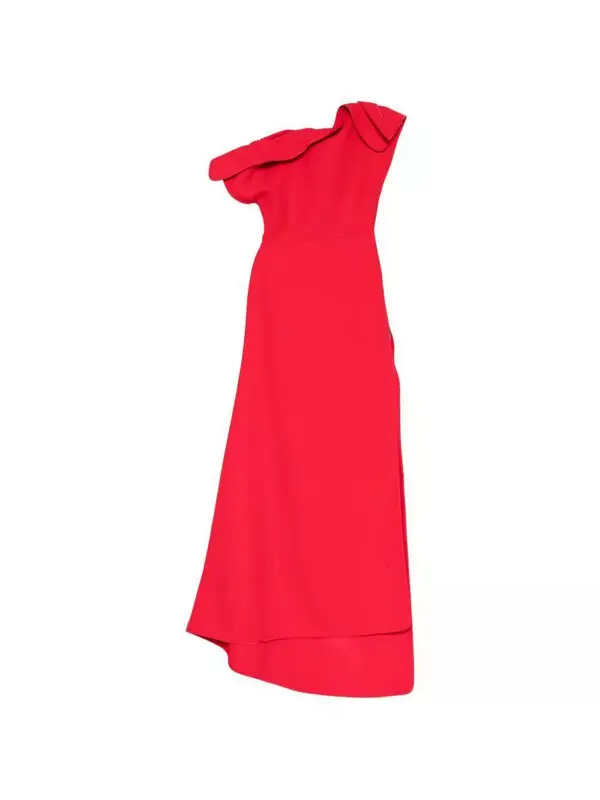 Maticevski Bonded Architectural Gown - Red