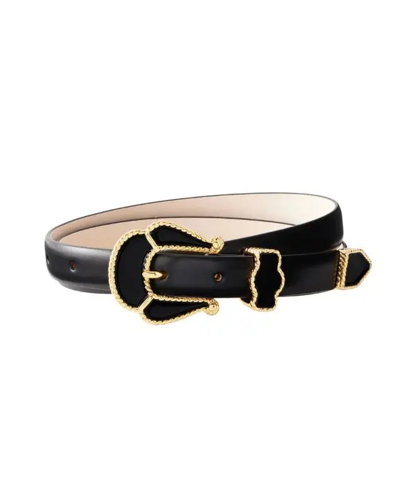 DEHANCHE Santo Enamel Leather Belt