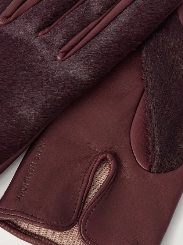 Nour Hammour Calf Hair Gloves