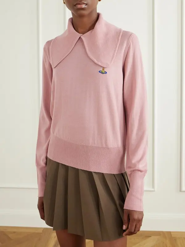 VIVIENNE WESTWOOD Bea Logo-embroidered Polo Sweater