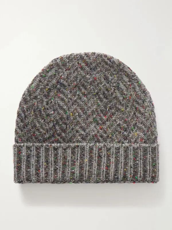 Gabriela Hearst Porta Mélange Cashmere Beanie - Gray