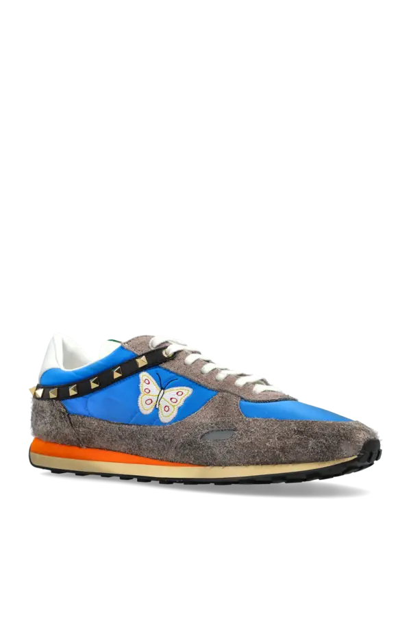 Valentino Garavani Effect Lace-up Sneakers - Multicolour