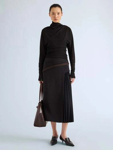 Proenza Schouler Justine Skirt - Black/mink