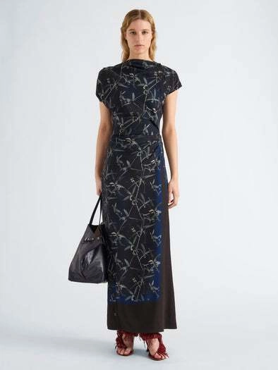 Proenza Schouler Anais Dress - Ink Multi