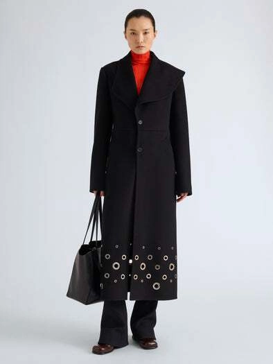 Proenza Schouler Alix Coat - Black