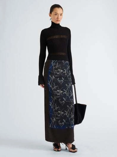 Proenza Schouler Anais Skirt - Ink Multi