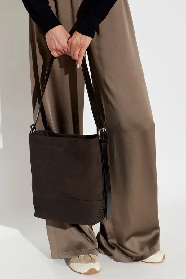 LEMAIRE Suede Bag From The "belted" Line