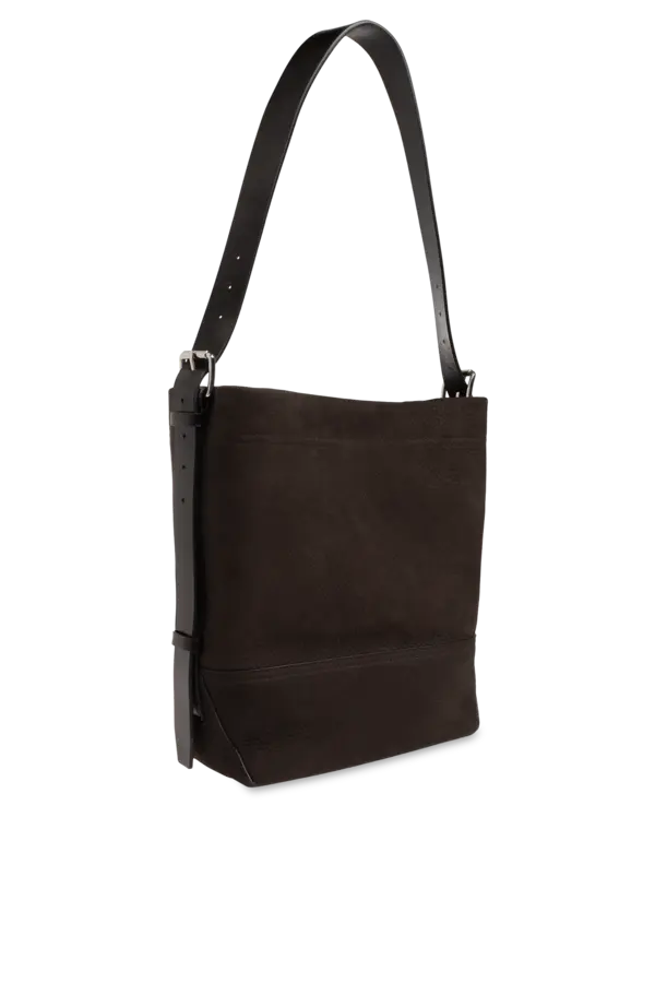 LEMAIRE Suede Bag From The "belted" Line