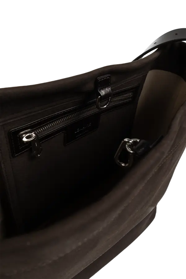 LEMAIRE Suede Bag From The "belted" Line