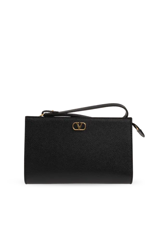 Valentino Garavani Leather Clutch - Black