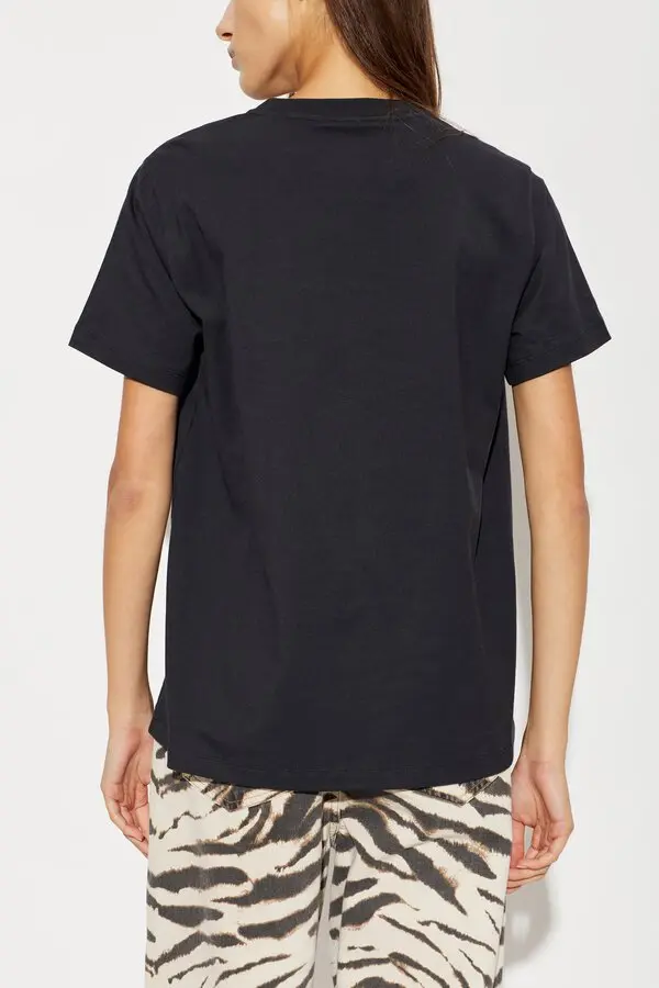 GANNI T-shirt With Colorful Print