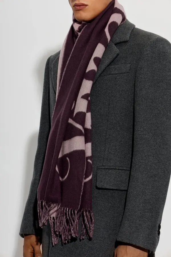 VIVIENNE WESTWOOD Wool Scarf With Logo