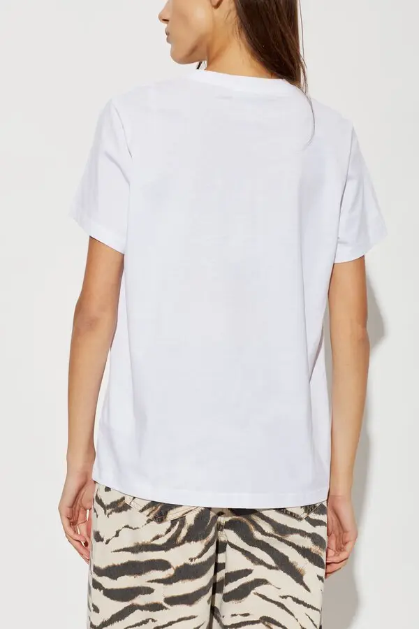 GANNI T-shirt With Colorful Print
