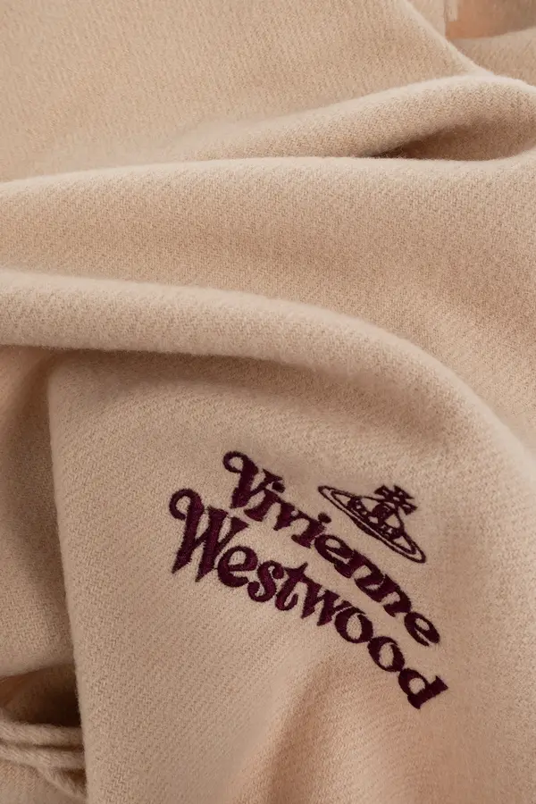 VIVIENNE WESTWOOD Wool Scarf With Logo