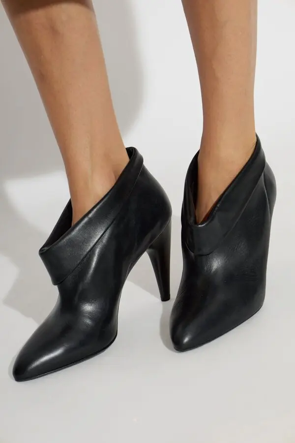 Isabel Marant Étoile Leather Heeled Ankle Boots "janela