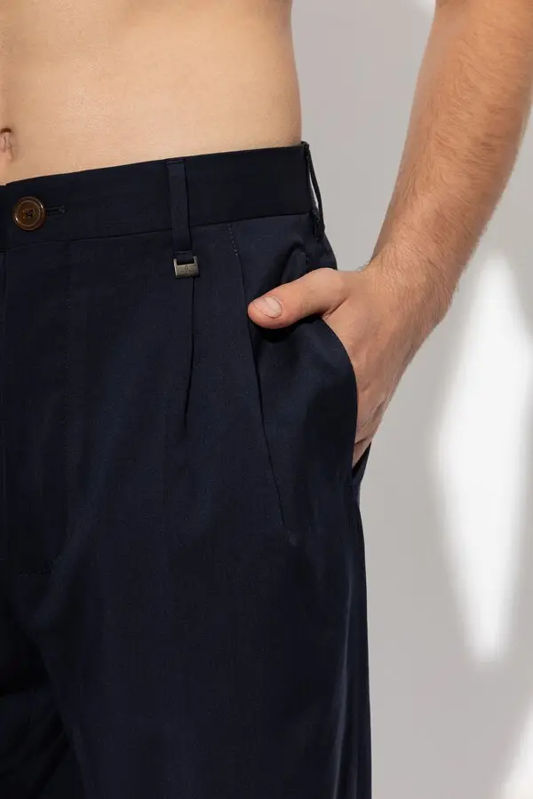 VIVIENNE WESTWOOD Wool Pleated Trousers