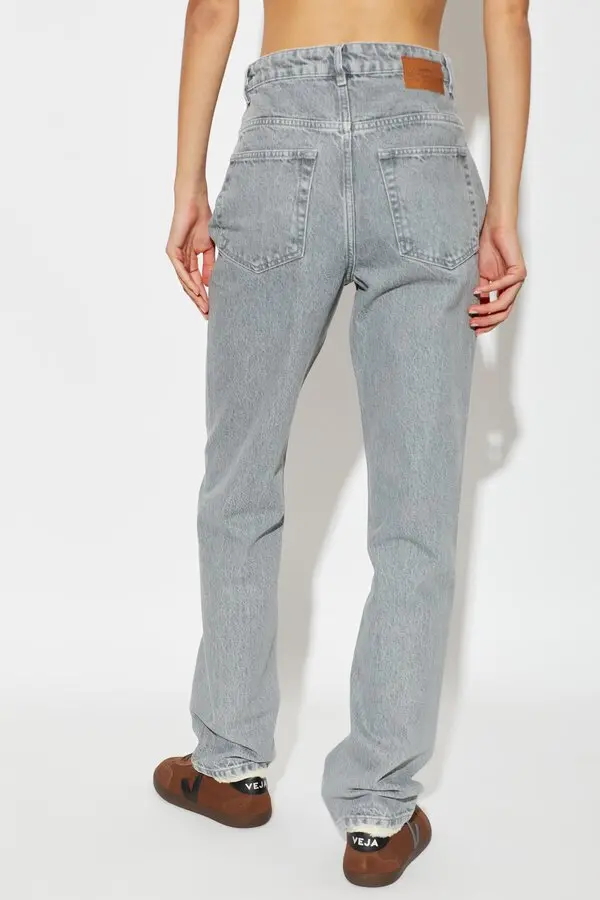 GANNI Jeans With Stitching On The Legs