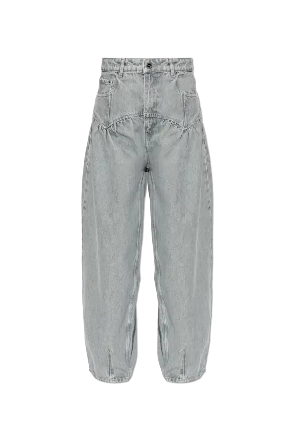 GANNI High-waisted Jeans - Grey