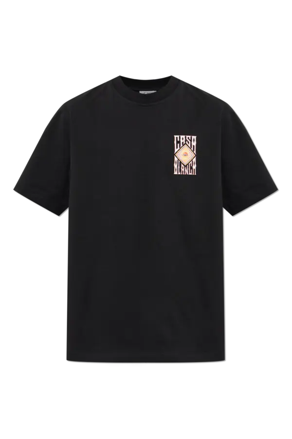 Casablanca T-shirt With A Colorful Print