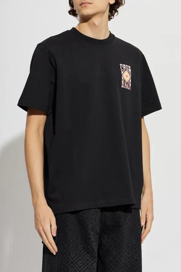 Casablanca T-shirt With A Colorful Print