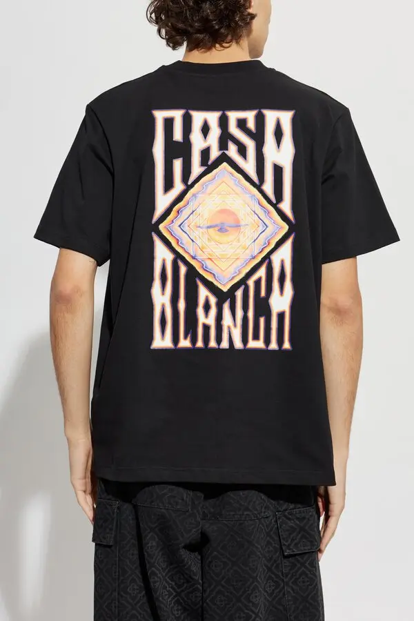 Casablanca T-shirt With A Colorful Print