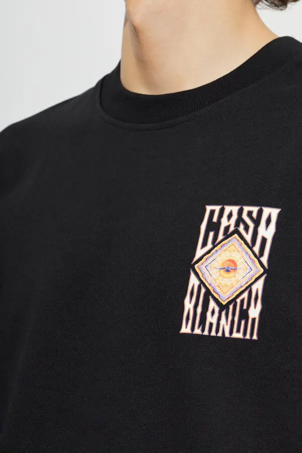 Casablanca T-shirt With A Colorful Print