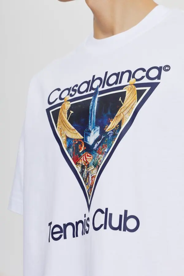 Casablanca T-shirt With Colorful Print