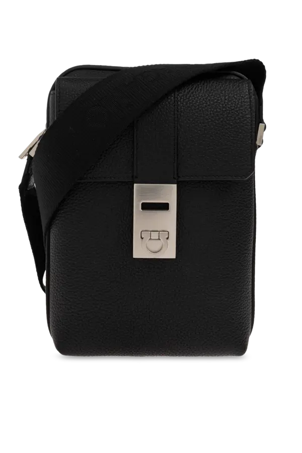 FERRAGAMO Leather Bag `twins - Black