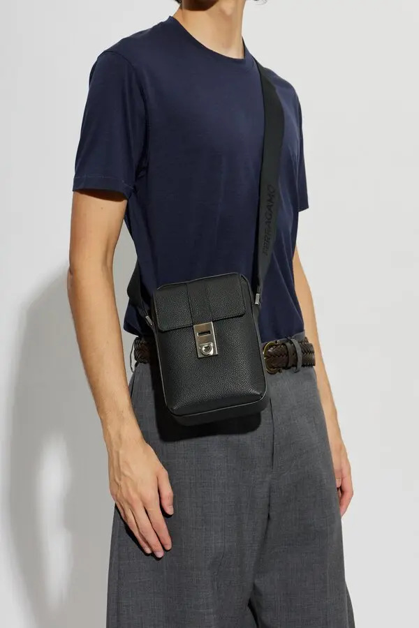 FERRAGAMO Leather Bag `twins