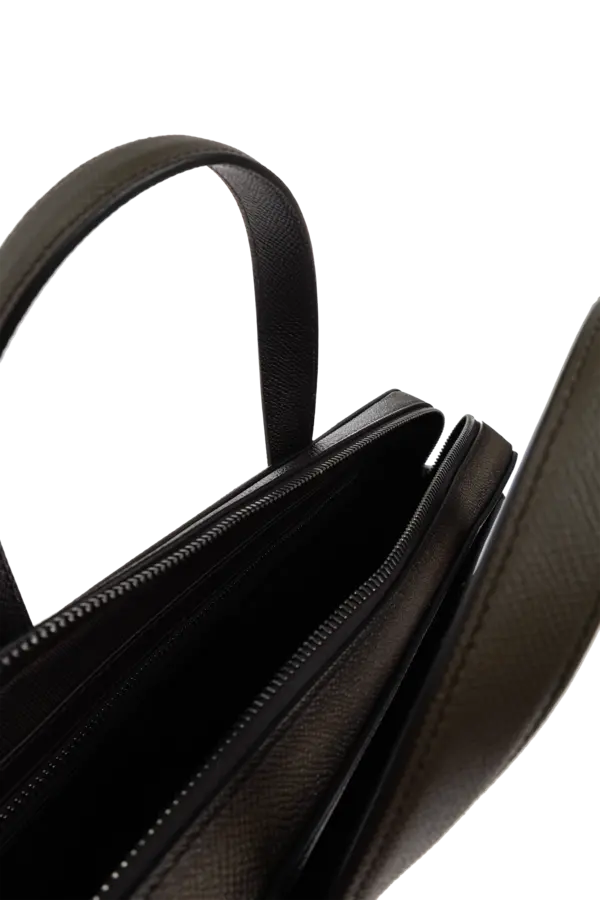 FERRAGAMO Leather Briefcase "trading