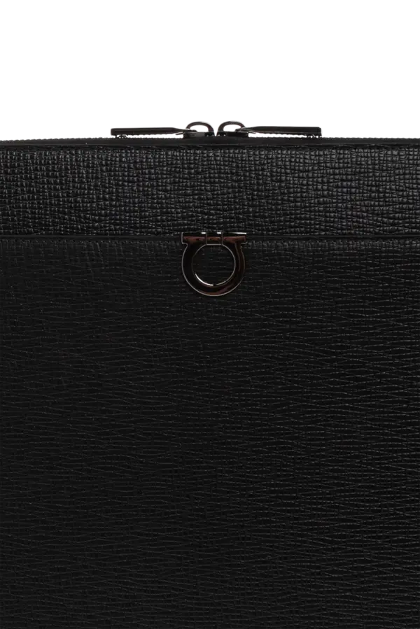 FERRAGAMO Leather Document Pouch