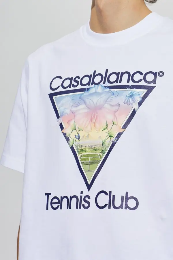 Casablanca T-shirt With Colorful Print