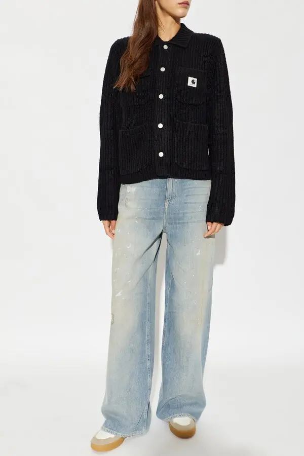 Carhartt Work In Progress Michigan’ Cardigan - Black
