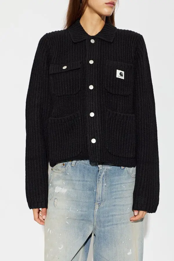 Carhartt Work In Progress Michigan’ Cardigan - Black