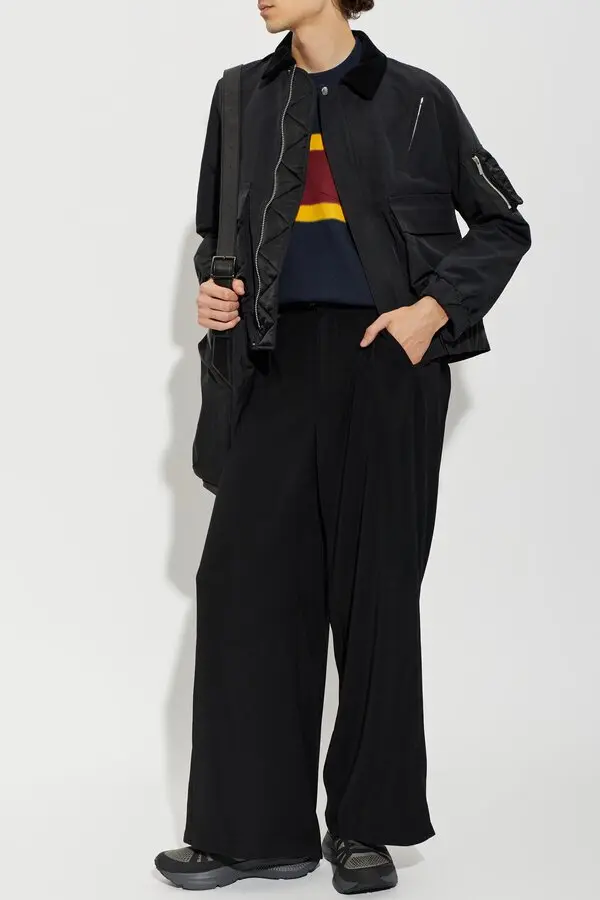Sacai Trousers With Belt
