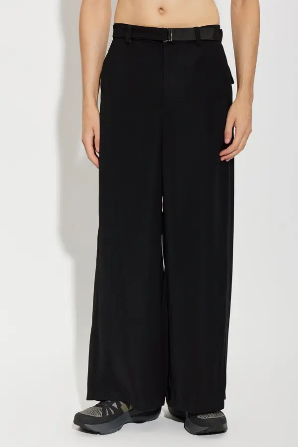 Sacai Trousers With Belt
