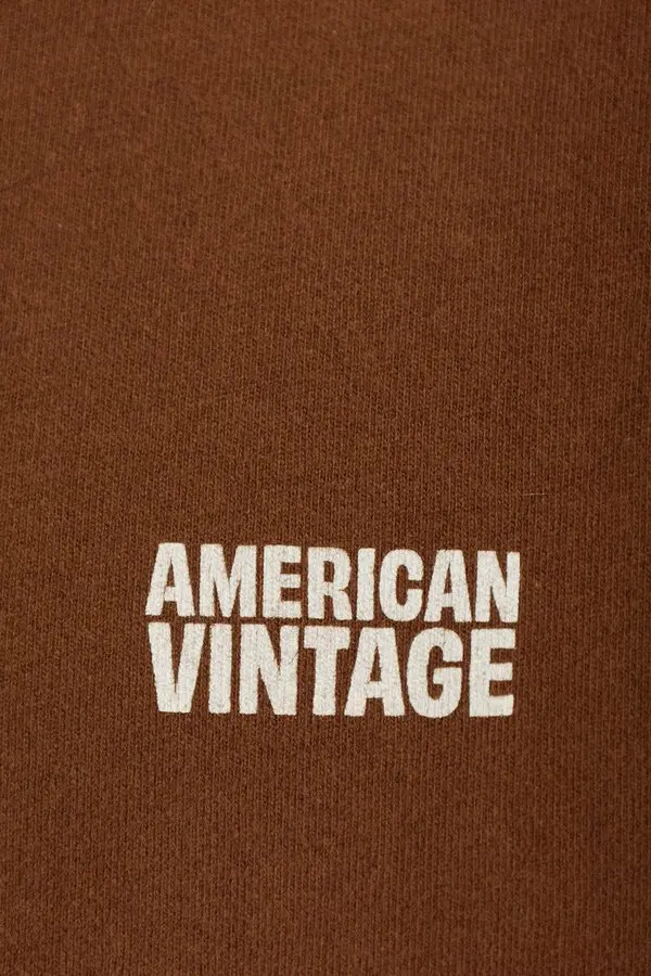 American Vintage T-shirt With Printed Logo