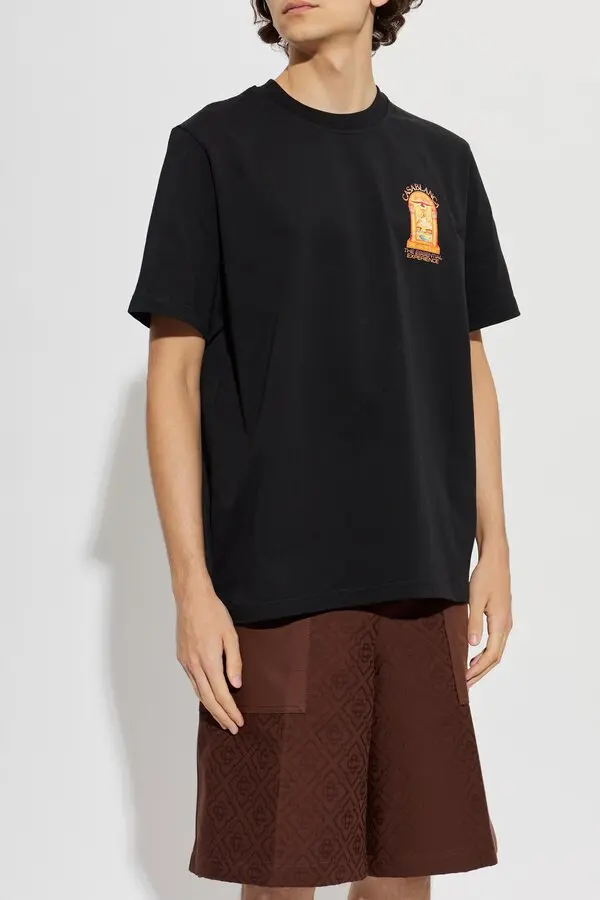 Casablanca T-shirt With Colorful Print